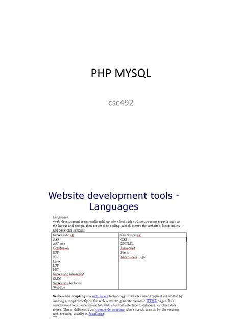 php mysql pdf php pear