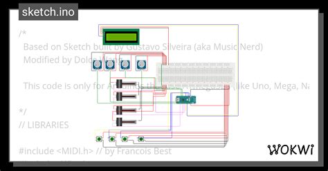Midi Controller Wokwi Esp32 Stm32 Arduino Simulator