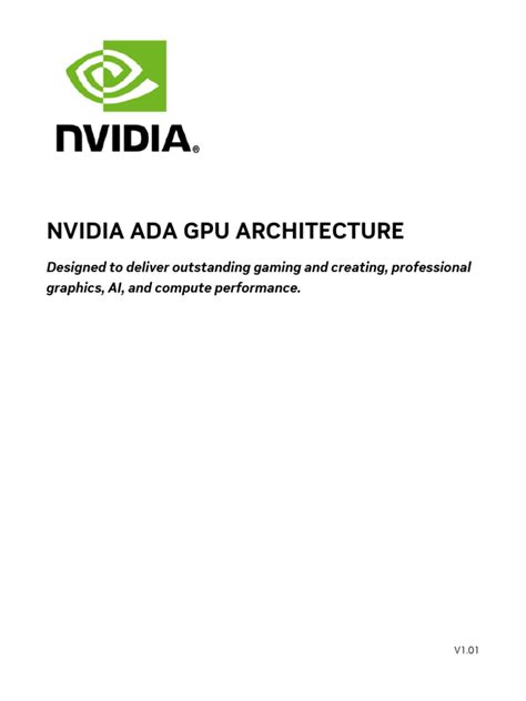 Nvidia Ada Gpu Architecture Download Free Pdf Graphics Processing