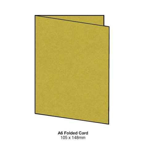 Gmund Colors Matt A6 Folded Card 300gsm Kiwi 28