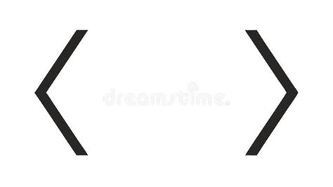 Brackets Symbols Icon Vector Graphic Illustration Code Syntax Graphic Vector Design Generative