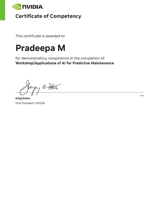 Pradeepa Murugesan On Linkedin Ai Predictivemaintenance Nvidia Continuouslearning
