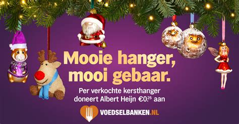 Albert Heijn Steunt Voedselbanken Nederland Met Speciale Kersthanger