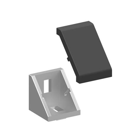 Ame System Aluminium Corner Support Bracket 30x30 With Cover