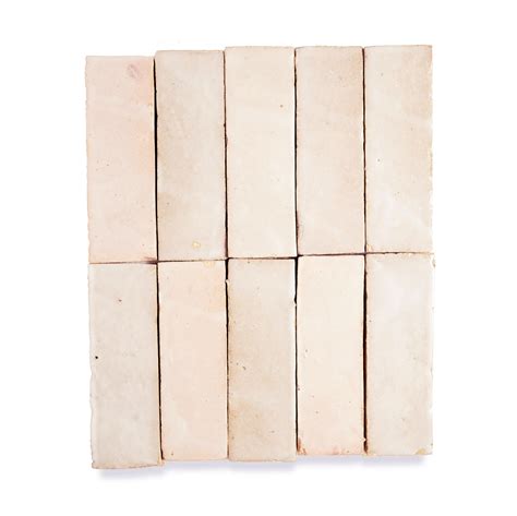 Linen Beige Zellige Tile 2x6 Bejmat Classic Style Option Lili Tile