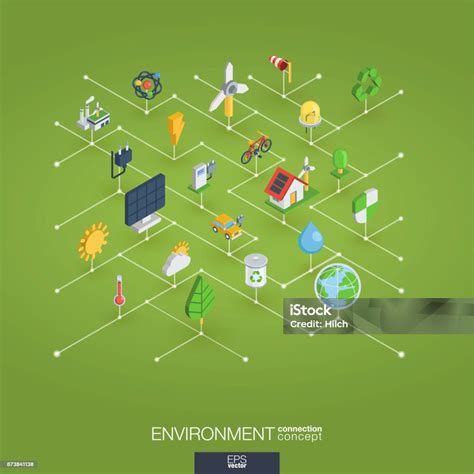 환경 통합된 3d 웹 아이콘 디지털 네트워크 아이소메트릭 개념입니다 3차원 형태에 대한 스톡 벡터 아트 및 기타 이미지 3차원 형태 등측투영법 아이콘 Istock