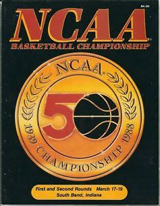 1988 Ncaa Division I Mens Basketball Tournament Regional Program Free