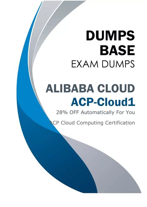Ppt Alibaba Cloud Acp Cloud1 Exam Dumps Updated V1003 Pass The Exam