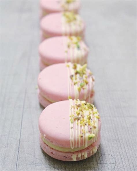 Delicious Pink Macarons