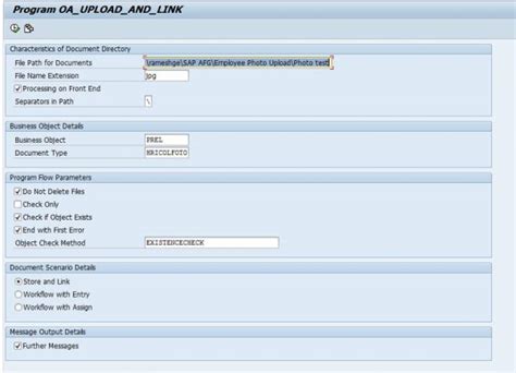 SAP Mass Upload Program For Photo To Content Server Free SAP Online Training Tutorial