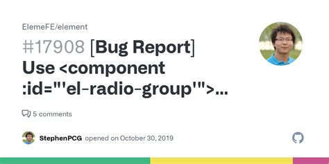 Bug Report Use Causes Exception Issue ElemeFE Element GitHub