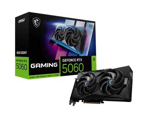Msi Geforce Rtx™ 5060 8g Gaming Oc