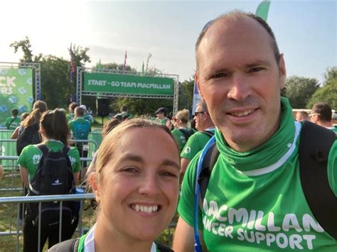 Rebecca And Gareth Hall Is Fundraising For Macmillan Cancer Support