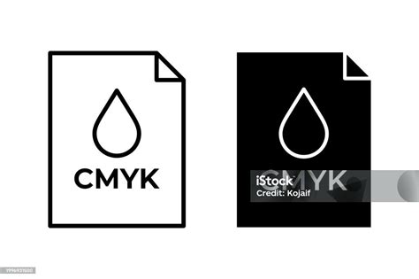 디지털 인쇄 아이콘 벡터 세트입니다 Cmyk 인쇄 기호 Cmyk에 대한 스톡 벡터 아트 및 기타 이미지 Cmyk 개념