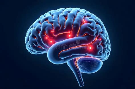 Neural Connections And Brain Activity Stock Illustration Illustration Of Nervous Anatomy