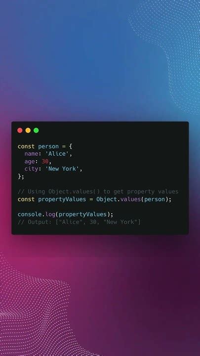 Javascript Shortcuts Object Exploration With Objectkeys Objectvalues And Object