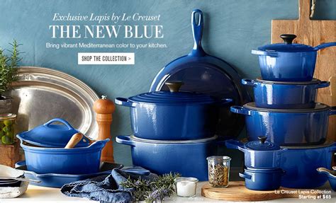 Elevate Your Cooking With Le Creuset Cast Iron Cookware Blue Le