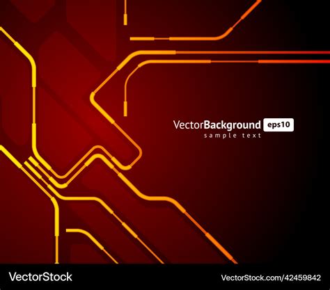 dark microcircuit chip structure cyberspace vector image