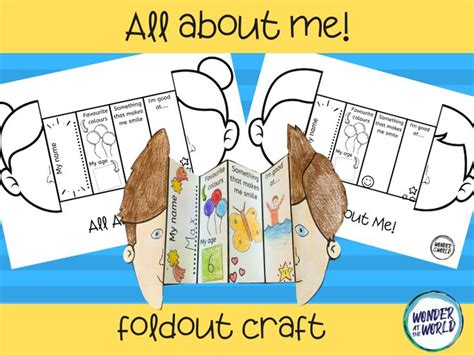 Get To Know Your Pupils With This All About Me Foldable Craft Ideal