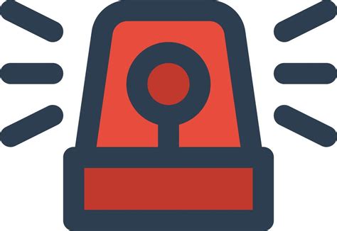 Siren Alarm Filled Outline Icon 78044669 Vector Art At Vecteezy