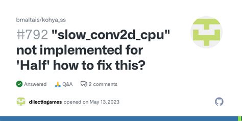 slow conv2d cpu not implemented for half how to fix this