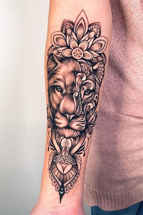 37 Extraordinary Lion Tattoo Designs Forearm Tattoo Women Female