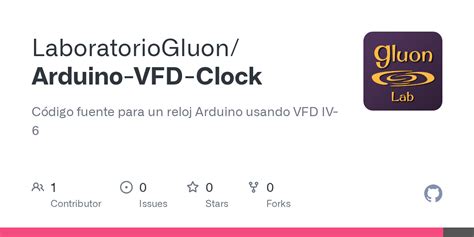 Github Laboratoriogluonarduino Vfd Clock Código Fuente Para Un