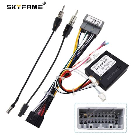 Skyfame 16pin Car Wiring Harness Adapter Canbus Box Decoder For Dodge