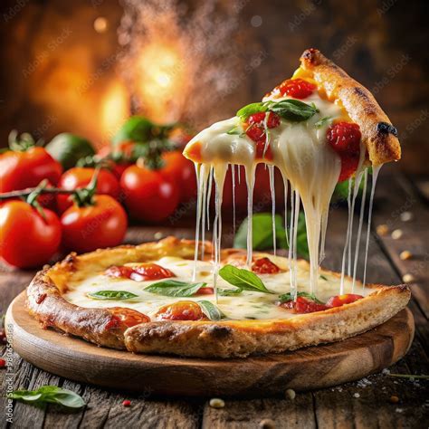 Ultra Realistic Close Up Photo Of A Slice Of Neapolitan Pizza With