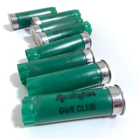 Green Remington Gun Club 12 Gauge Empty Used Shotgun Shells Craft