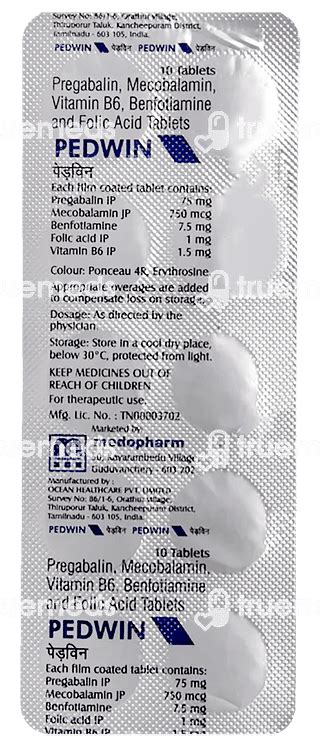 Pedwin Order Pedwin Tablet Online At Truemeds