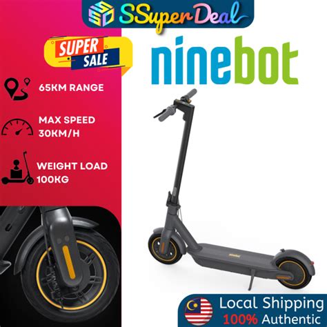 Ninebot Kick Scooter Max G P By Segway Inch Pneumatic Tires Mph Max Speed Hill