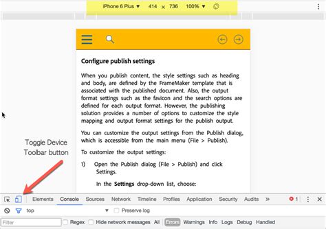 framemaker and the mobile web evaluating adobe framemaker s responsive