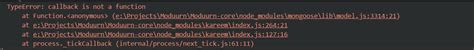 Node Js Mongoose InsertMany Return Callback Is Not A Function Error While Passing Options