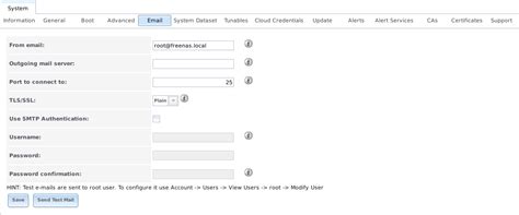 5 System — Freenas®112 U3 User Guide Table Of Contents