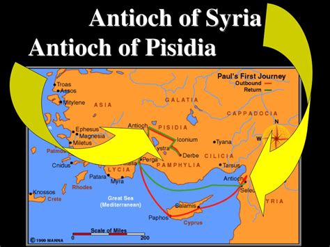 Antioch Pisidia Map Antioch Map Ubbk