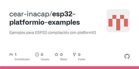 github cear inacap esp32 platformio examples ejemplos para esp32