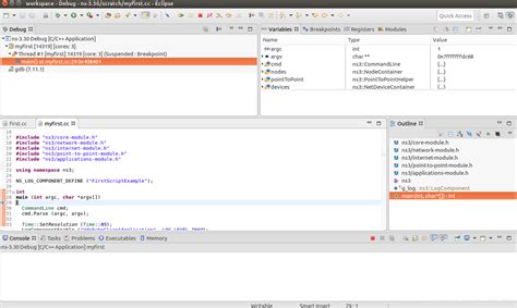 Ns3学习手记8——ns 3与eclipse结合的开发调试ns3 Debug Csdn博客 Ns3学习手记8——ns 3与eclipse结合的开发调试ns3 Debug Csdn博客