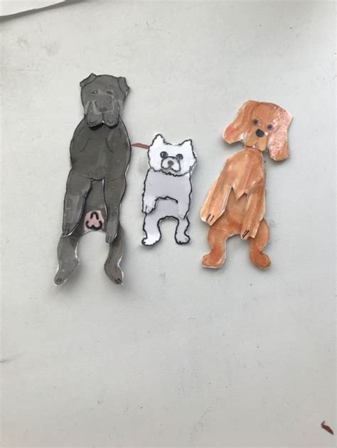 Бумажные собаки Собаки Легкие рисунки Рисунки