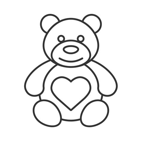 Teddybeer Tekening Omtrek Een Teddybeer Tekenen Met Afbeeldingen