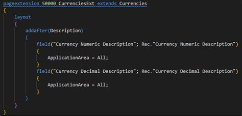 Print Or Display Numeric And Decimal Description Of Currency In D365 Bc