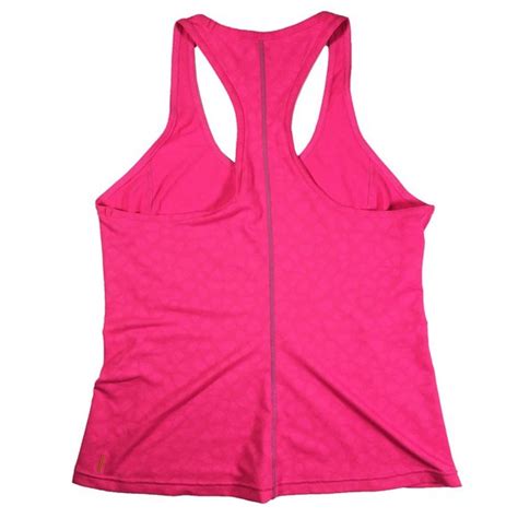Lucy Tops Lucy Womens M Pink Racerback Victory Lap Mesh Tank Poshmark