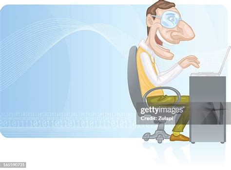 13142 Computer Nerd Vector High Res Illustrations Getty Images