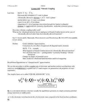 Lec Lecture Notes With All The Calculation Examples Diagrams And Readings Lecture