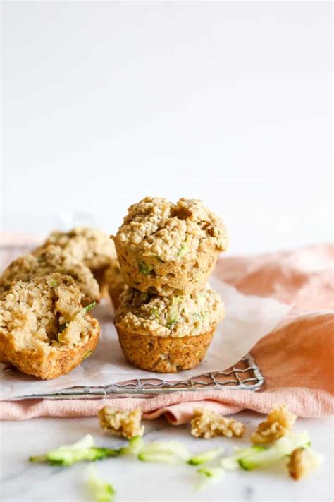 Zucchini Oat Muffins Two Raspberries