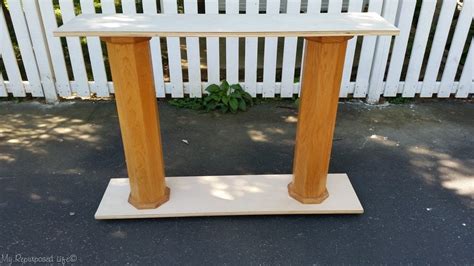 Double Column Console Table My Repurposed Life
