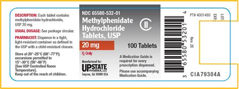 Methylphenidate Hydrochloride Tablets Usp Cii