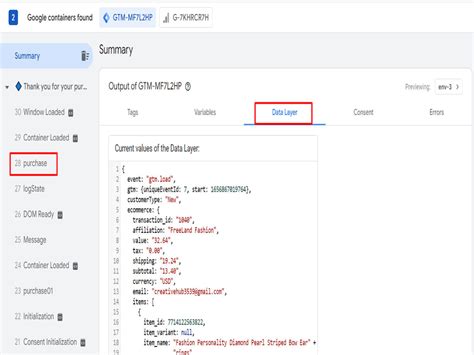 shopify data layer according to ga4 schema without any app upwork