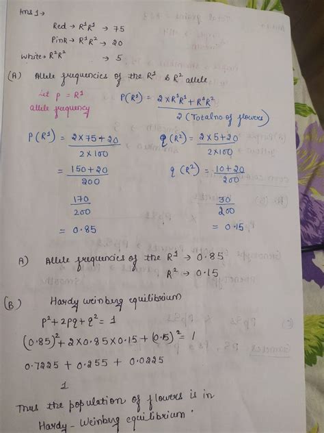Solved Q1 Given An Inheritance Pattern Of Incomplete Dominance And