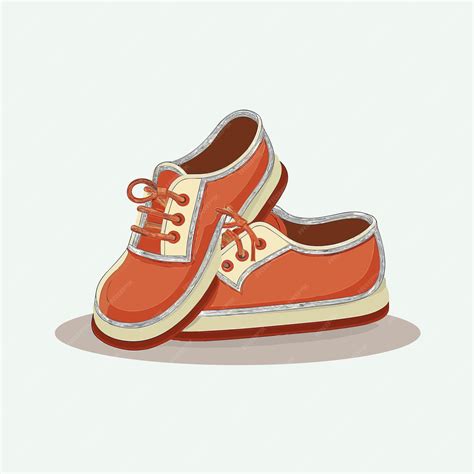 Premium Vector Vector Cute School Shoes Cartoon Style